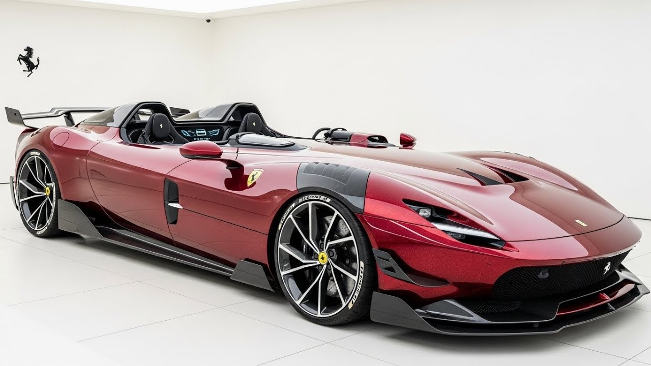 2026 Ferrari SP4 Monza: AI Roofless Limousines Concept - YouTube