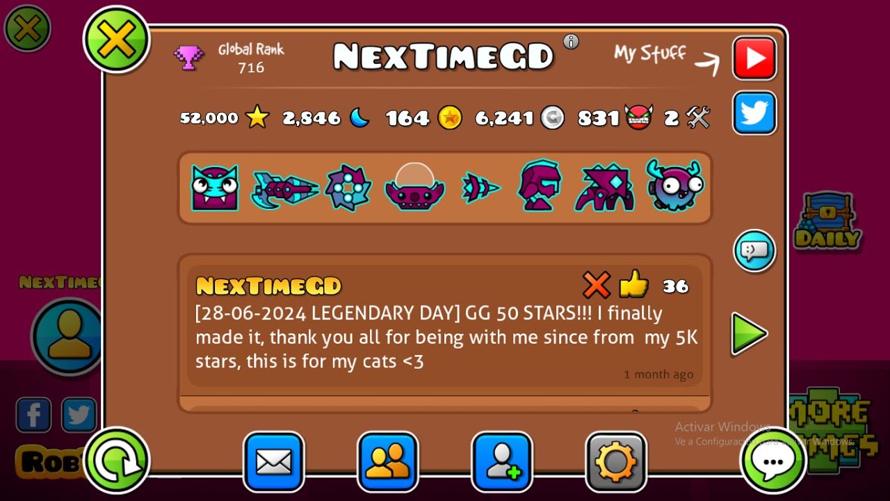 🔴Geometry Dash // Jugando sus ids y farmeo ;D [LVL REQ] (Stream #8 ...