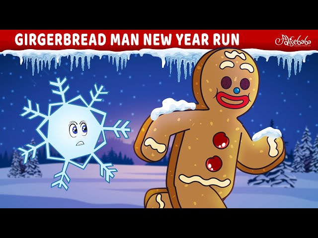 Gingerbread Man New Year Run | Bedtime Stories for Kids in English ...