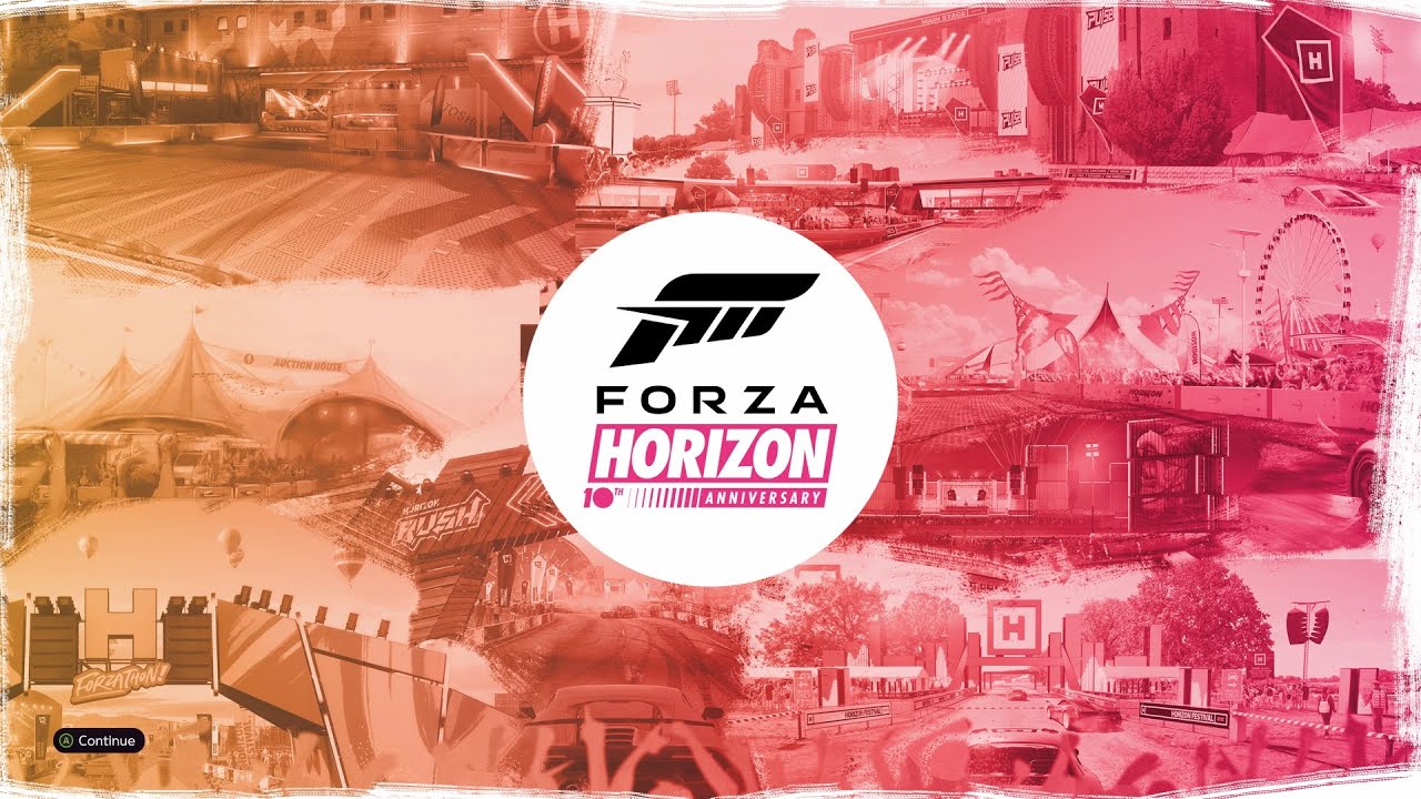 The loading screen for Forza horizon 5 anniversary themed + the picture ...