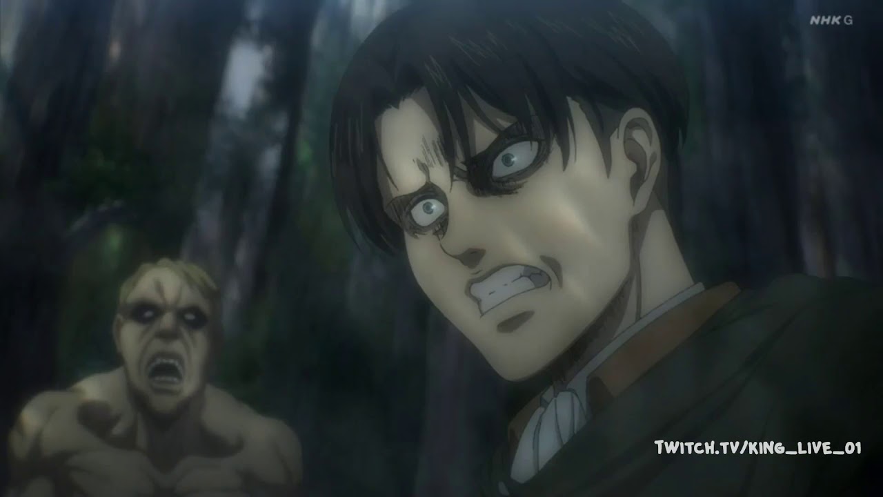 Levi Watches His Comrades Becoming Titans and Slays Them - YouTube
