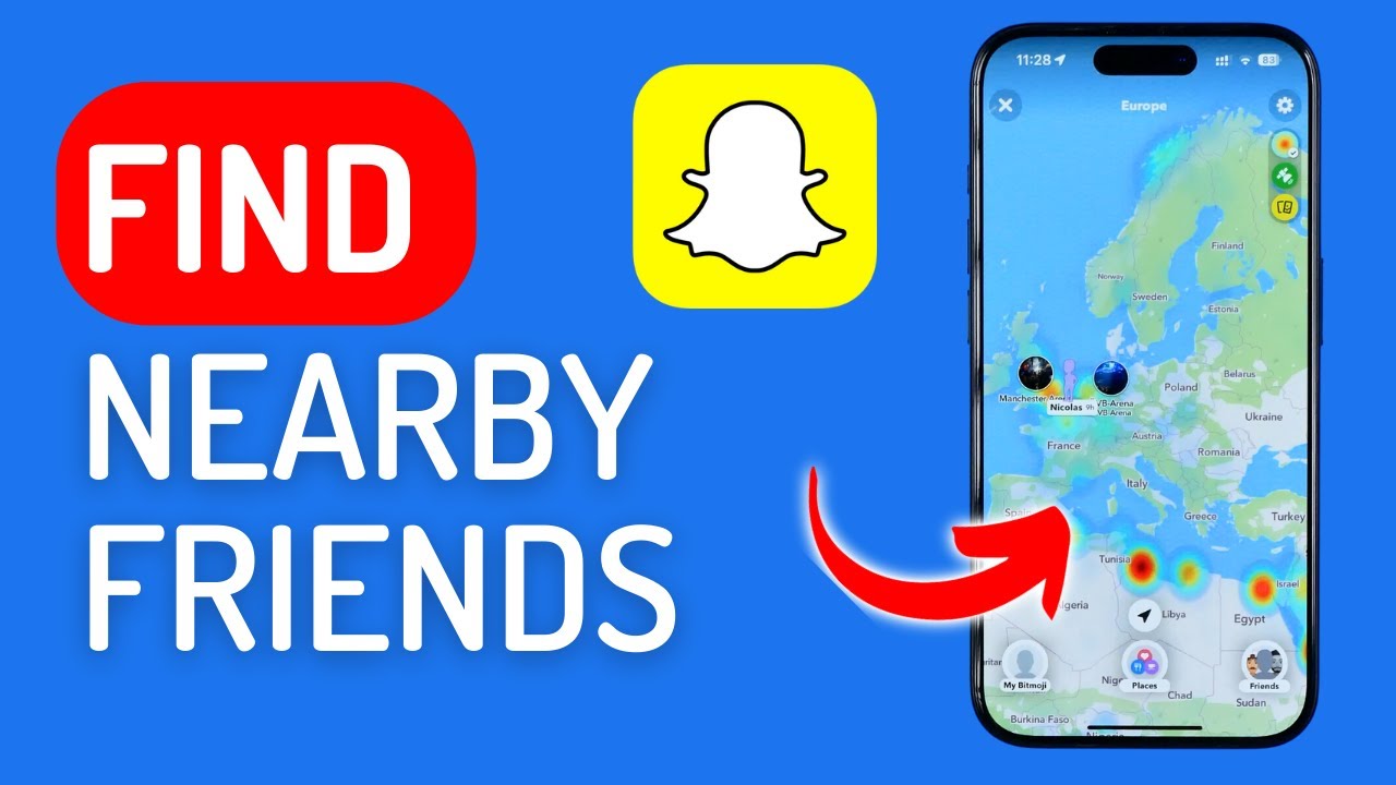 How to Find Nearby Friends on Snapchat - YouTube