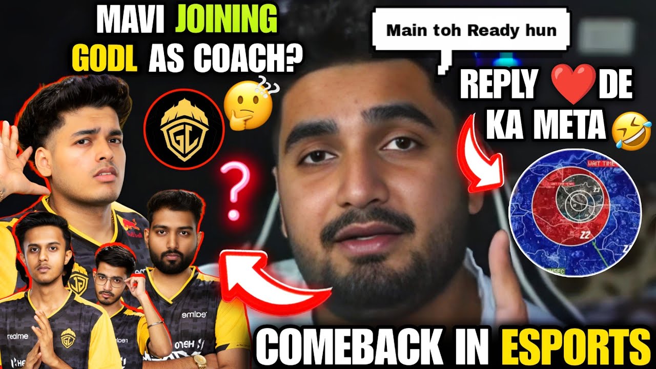 🚨Mavi Reply on Join GodL as Coach?🫡💥 Comeback in Esports Reply L ka Meta🤣 - YouTube