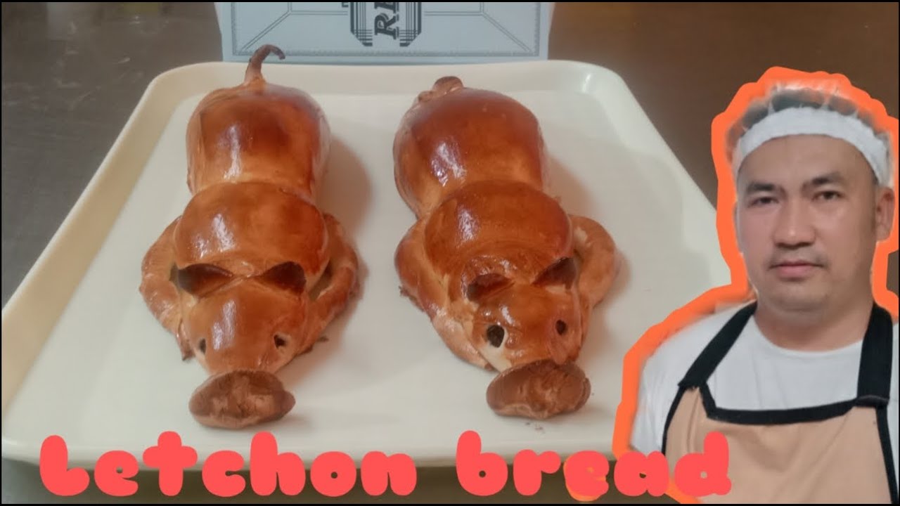PAANO GUMAWA NG LETCHON BREAD RECIPE by master Jun Jun 😱 - YouTube