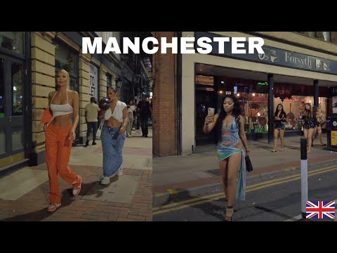 MANCHESTER CITY UK HOT SUMMERS NIGHTLIFE WALK 2023