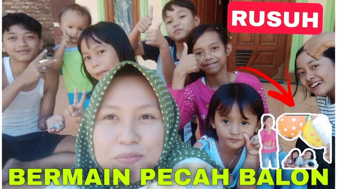 BERMAIN PECAH BALON BERHADIAH - YouTube