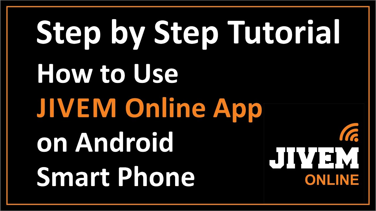 Step By Step Tutorial | JIVEM Online App | How To Use - YouTube