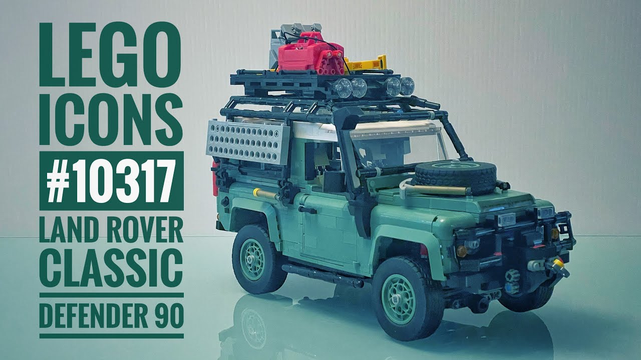 Lego #10317 Icons Land Rover Classic Defender (Replica) Speed Build ...