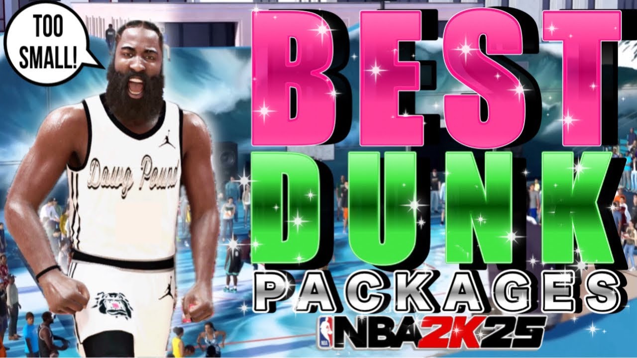 OVERPOWERED DUNK PACKAGES in NBA 2K25 are UNSTOPPABLE! BULLY BALL BUILD ...