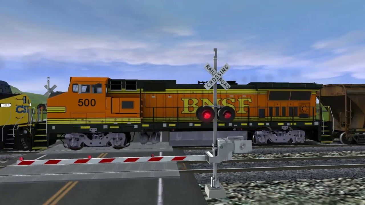 Trainz 12 CSX Grain Train plus RARE B40-8W - YouTube