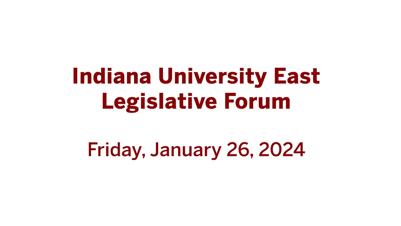 IU East Legislative Forum with Senator Jeff Raatz and Representative ...