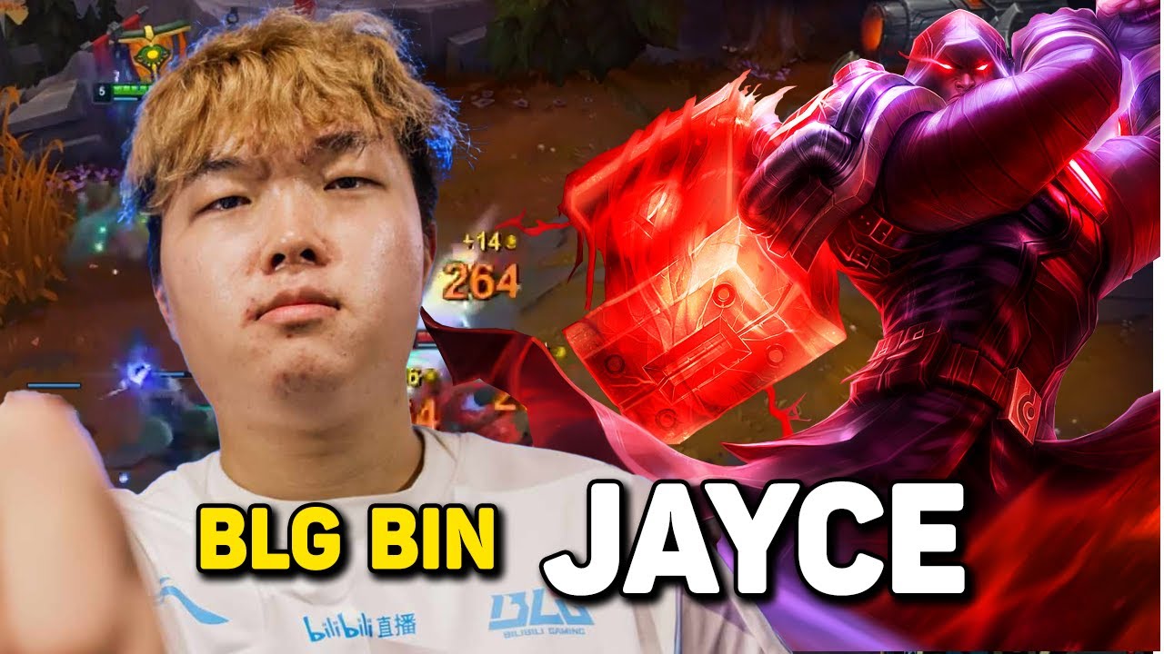 BLG Bin Jayce Stream Destroy Challenger Sion Engsub - YouTube
