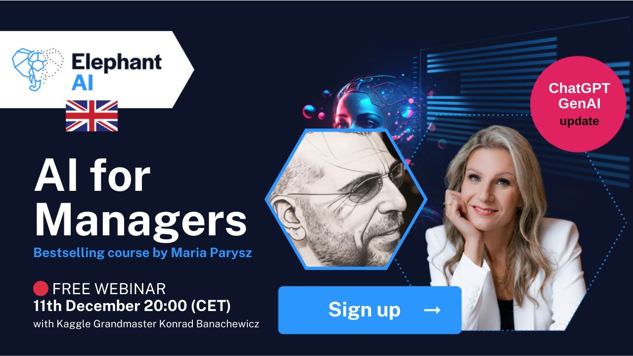 AI for Managers - Elephant AI PRO webinar with Maria Parysz and Konrad ...