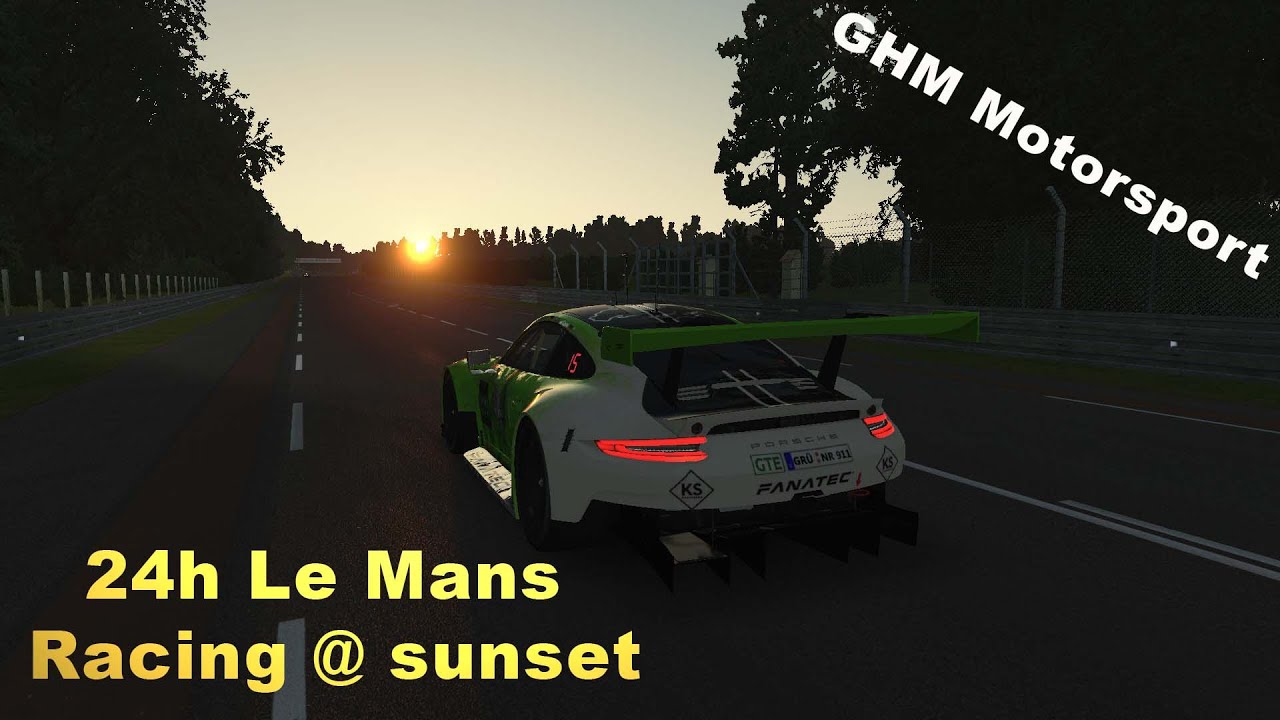 24h Le Mans 2020 Racing @ sunset - YouTube