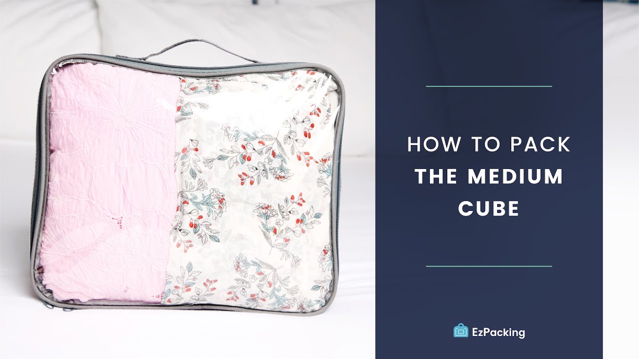 Medium Packing Cube | Best Clear Bag for Travel or NFL Games - YouTube