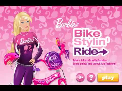 Barbie Bike Stylin' Ride Girls Games - YouTube