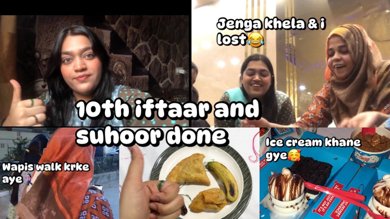 10th roza done🥰|chachu ke ghar iftaar dawat |alishba rajput - YouTube