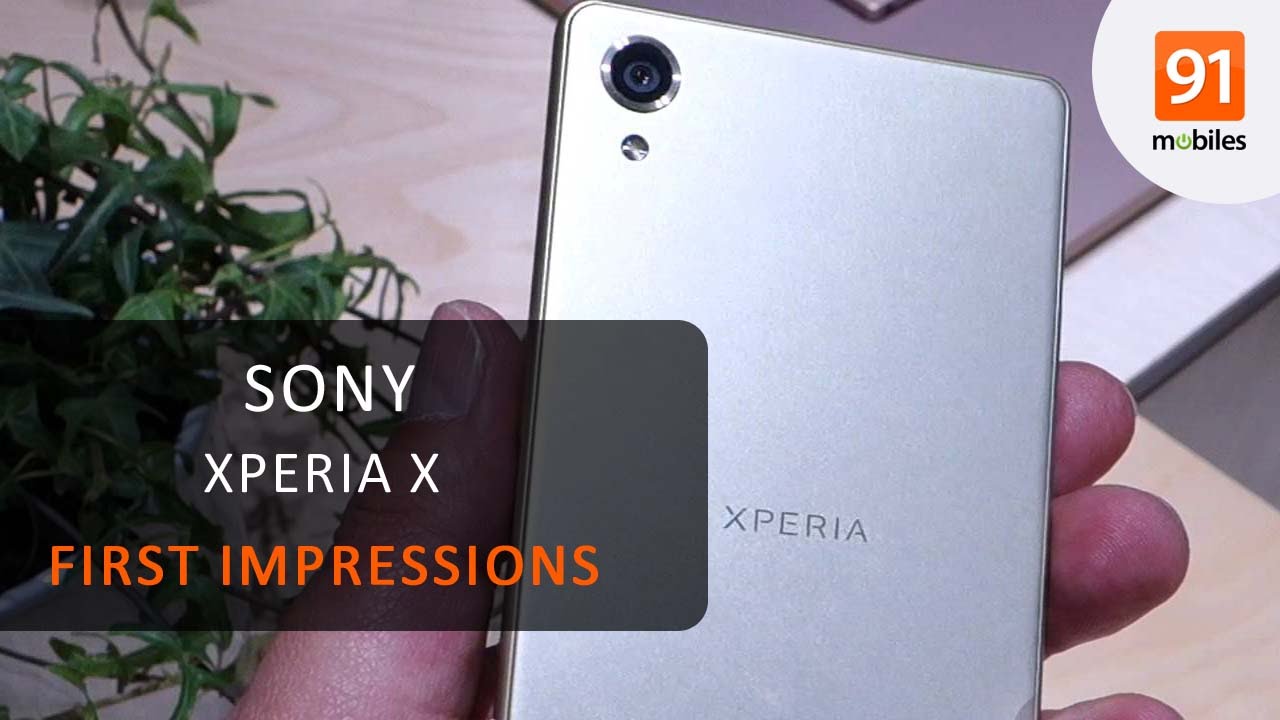 Sony Xperia X: First Look | Hands on | Price - YouTube