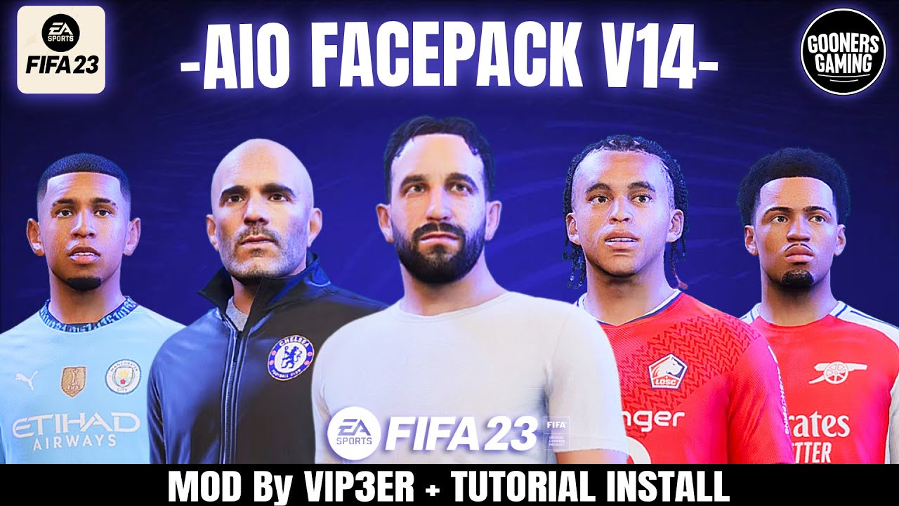 FIFA 23 MOD FACEPACK V14 TU 17.1 By VIP3ER + Tutorial Install - FIFA 23 ...