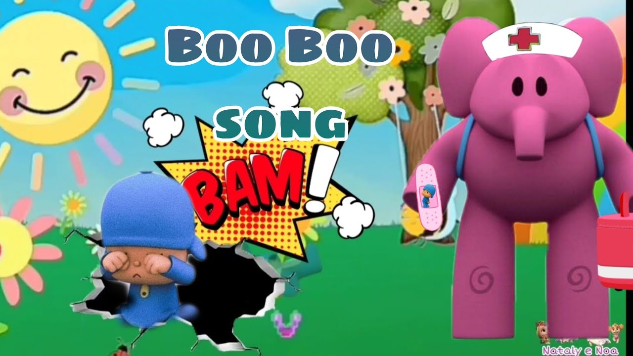 The BOO BOO SONG com Pocoyo |Dodoi do Pocoyo |Nursery rhymes - YouTube