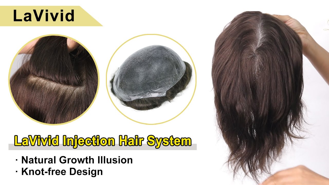 LaVivid Injection Hair System Medium Length Men Hairstyle | Injection ...
