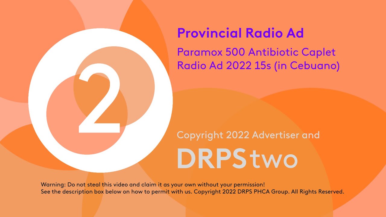 Paramox 500 Antibiotic Caplet Radio Ad 2022 15s (in Cebuano) - YouTube