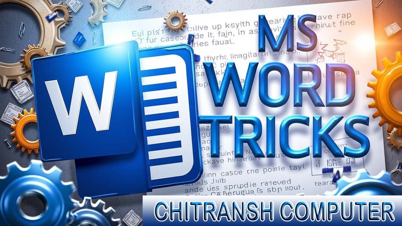 MS WORD TRICKS - YouTube