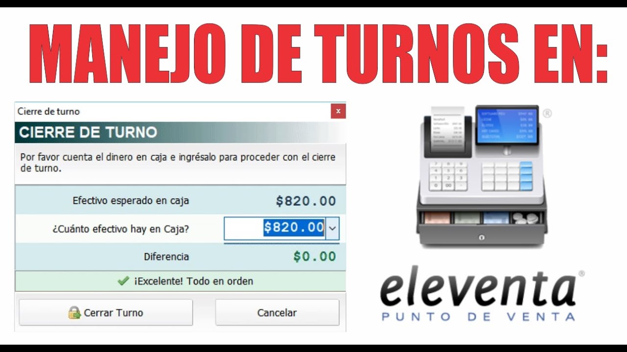 Configurar turnos en eleventa - YouTube