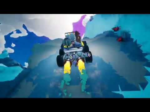 ASTRONEER flying off planet in a large rover! - YouTube