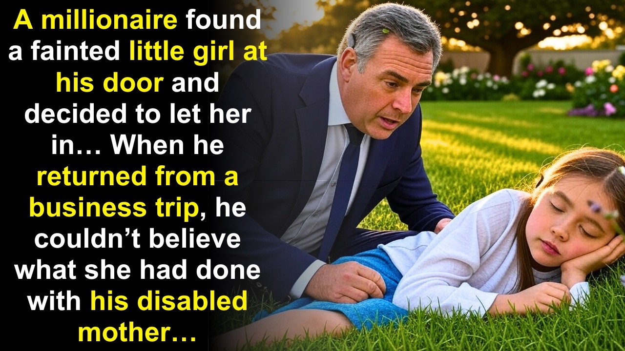 A MILLIONAIRE FOUND A FAINTED GIRL AT HIS DOOR AND DECIDED TO LET HER ...