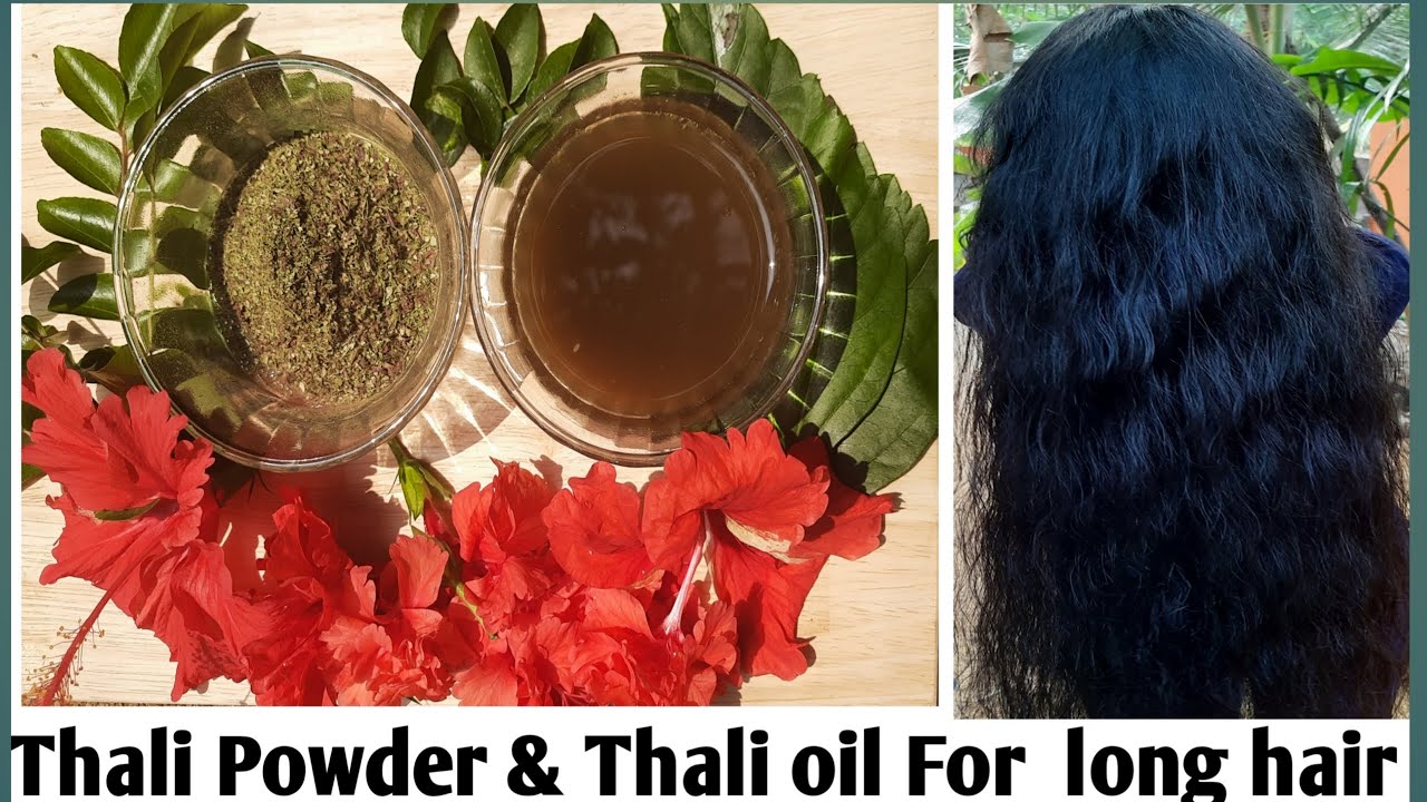 Thali powder& Thali oil for long hair - YouTube