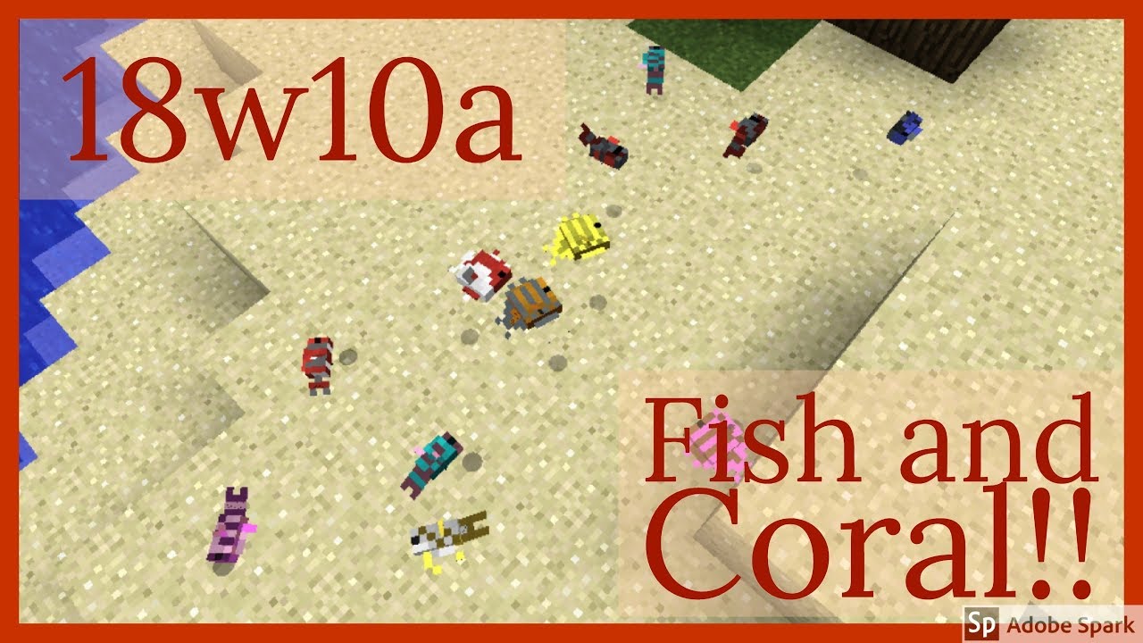 Snapshot 18w10a: Tropical Fish, Coral, and More! [Minecraft] - YouTube