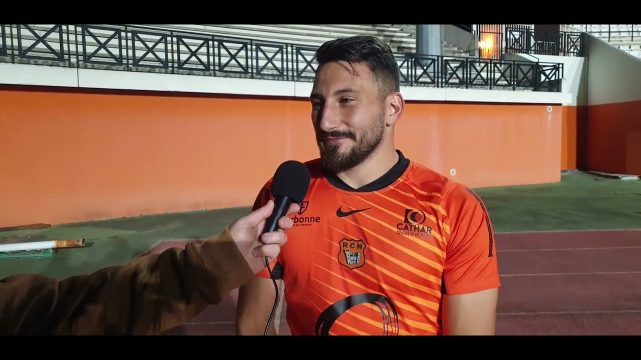 Nationale 1- Christopher Kaiser après la victoire du RCN face à Cognac ...