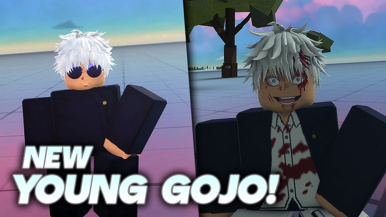 Using NEW YOUNG GOJO on this ROBLOX GAME! - YouTube