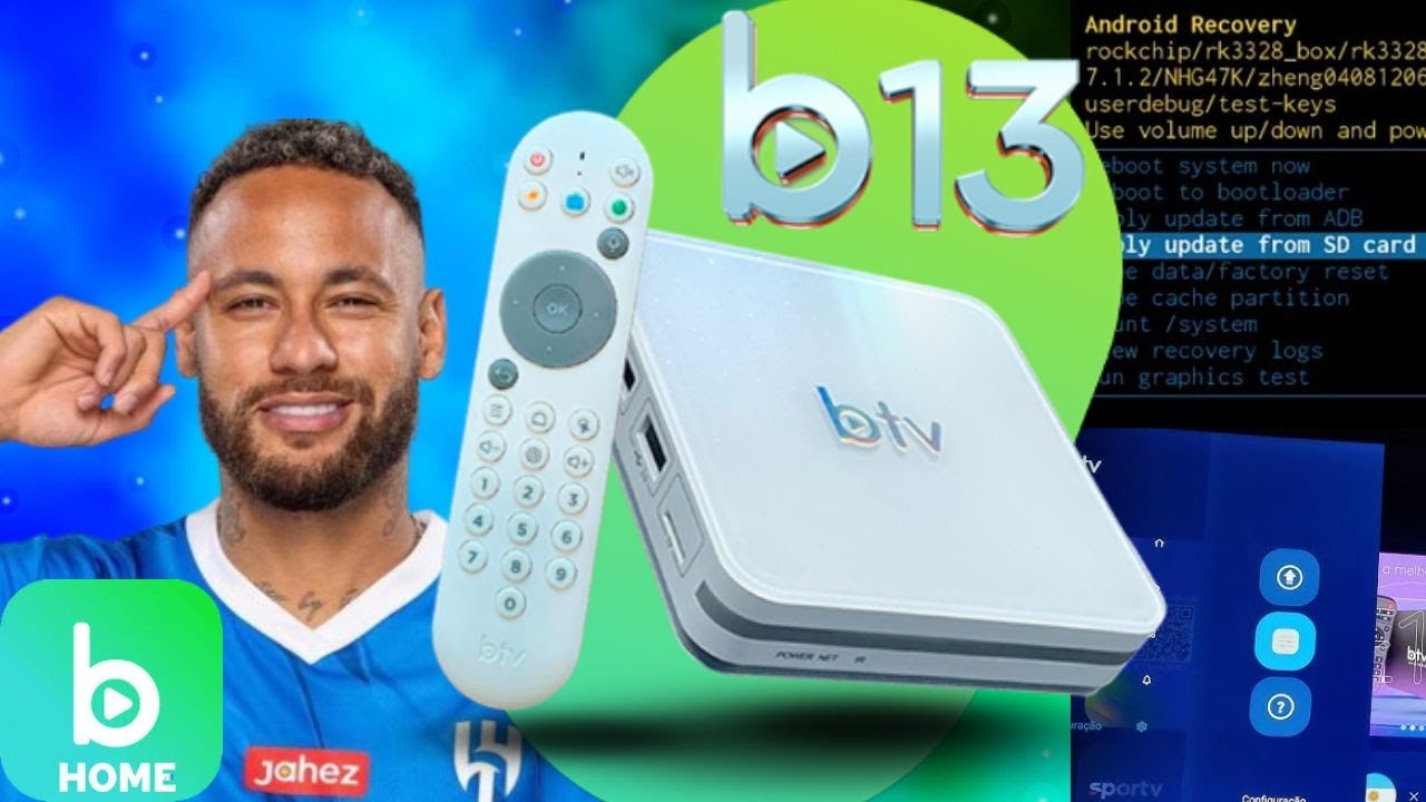 Btv 13 travado na tela inicial led vermelho led verde não liga ...