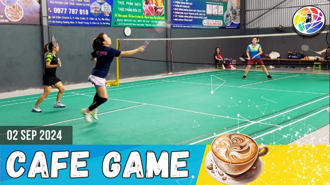 Tram/Vy vs Hanh/Thuy | Cafe Game (02 Sep 2024) - YouTube