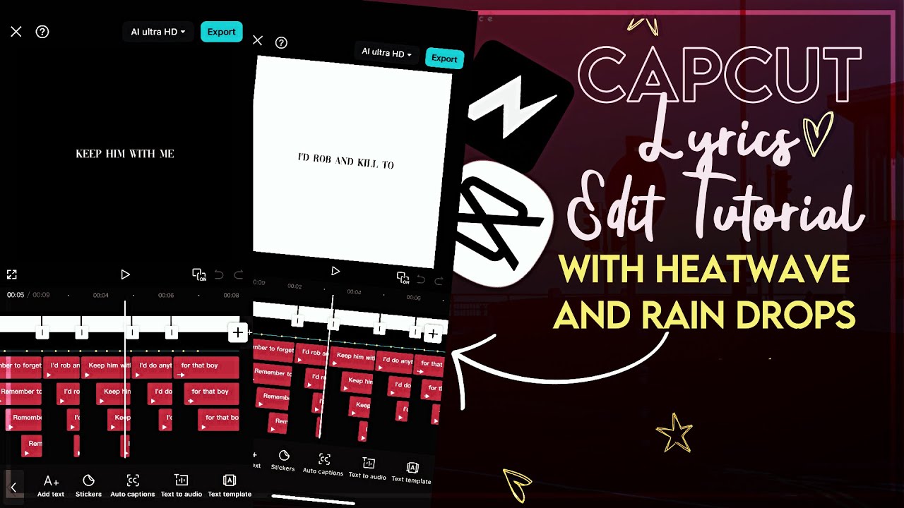 Trending lyrics CapCut edit tutorial - YouTube