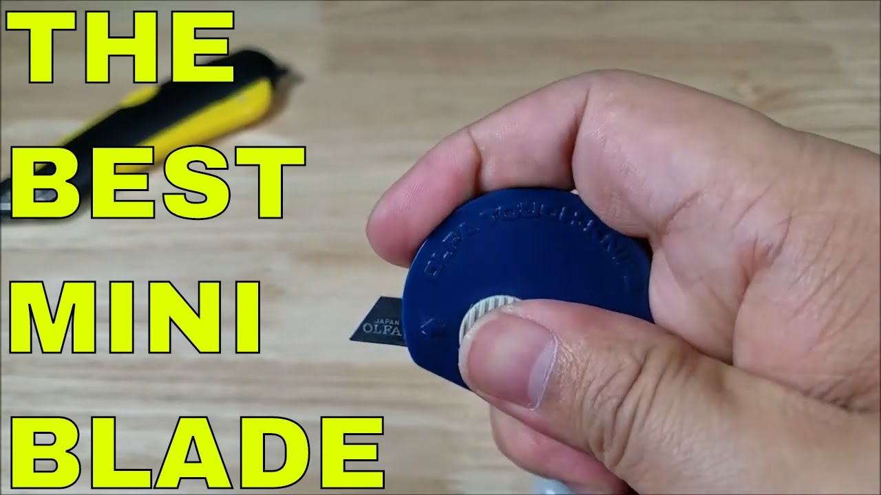 THE BEST MINI OFFICE BOX CUTTER OLFA TOUCH KNIFE REVIEW - YouTube