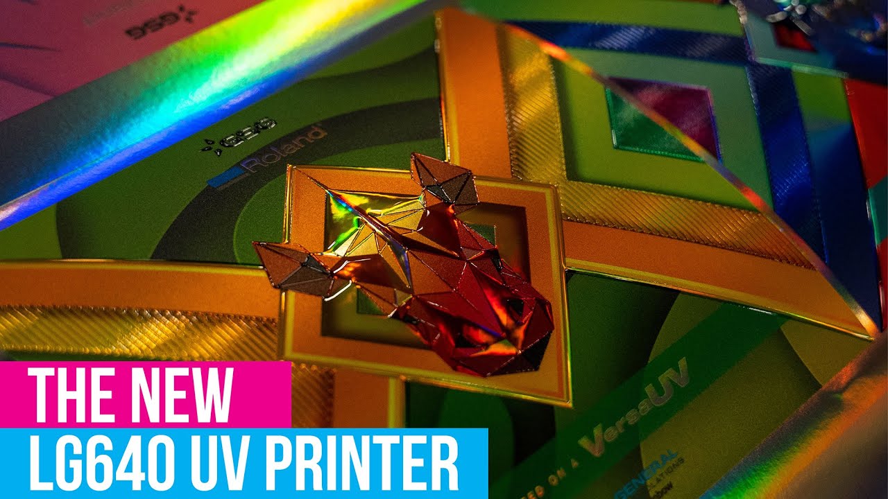 Roland LG 640 UV Printer and Cutter - YouTube