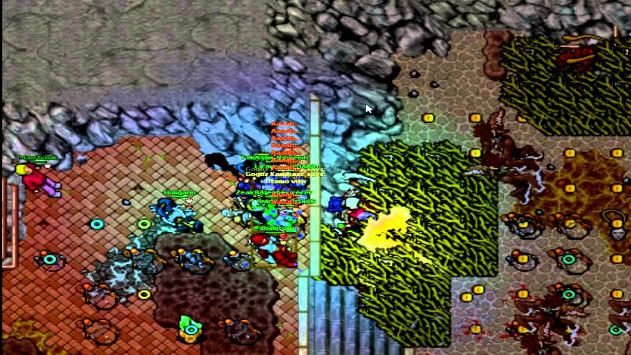 Tibia Iona Reapers Gaz'haragoth (full battle) - YouTube