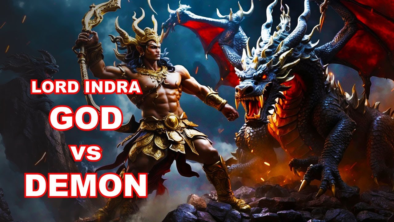 🌩️ Lord Indra: Celestial Weapon Vajra and Epic Battle with Vrita! - YouTube