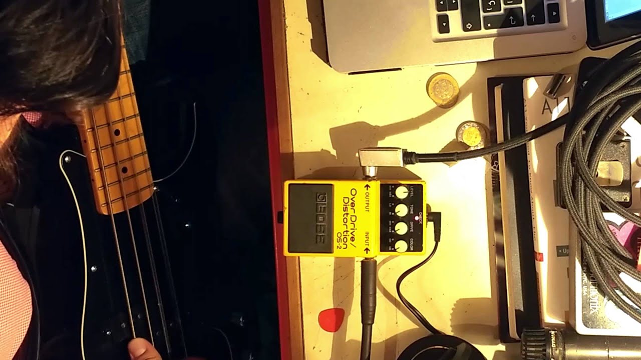 Boss Overdrive/Distortion OS-2 Bass Demo Sounds - YouTube
