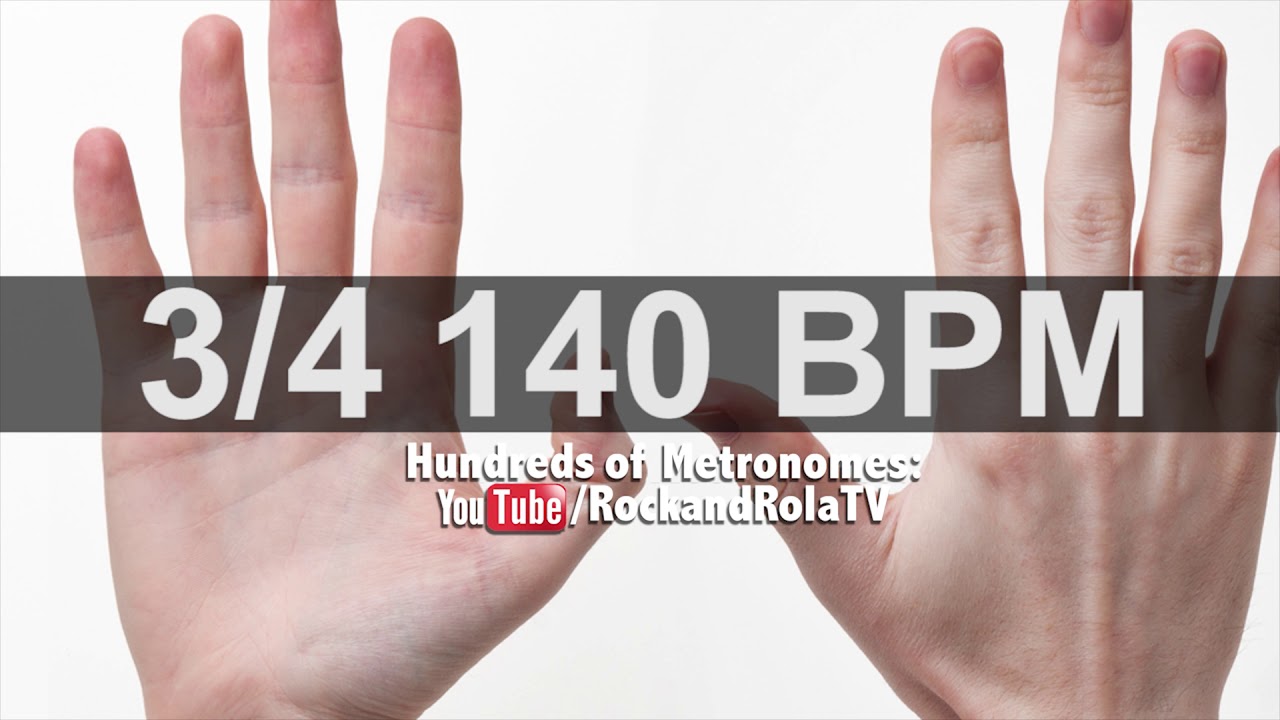 🔴 140 BPM Applause Metronome - YouTube