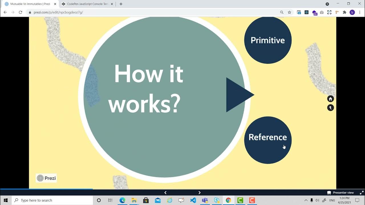 Mutable VS Immutable at JS الفرق مابين - YouTube