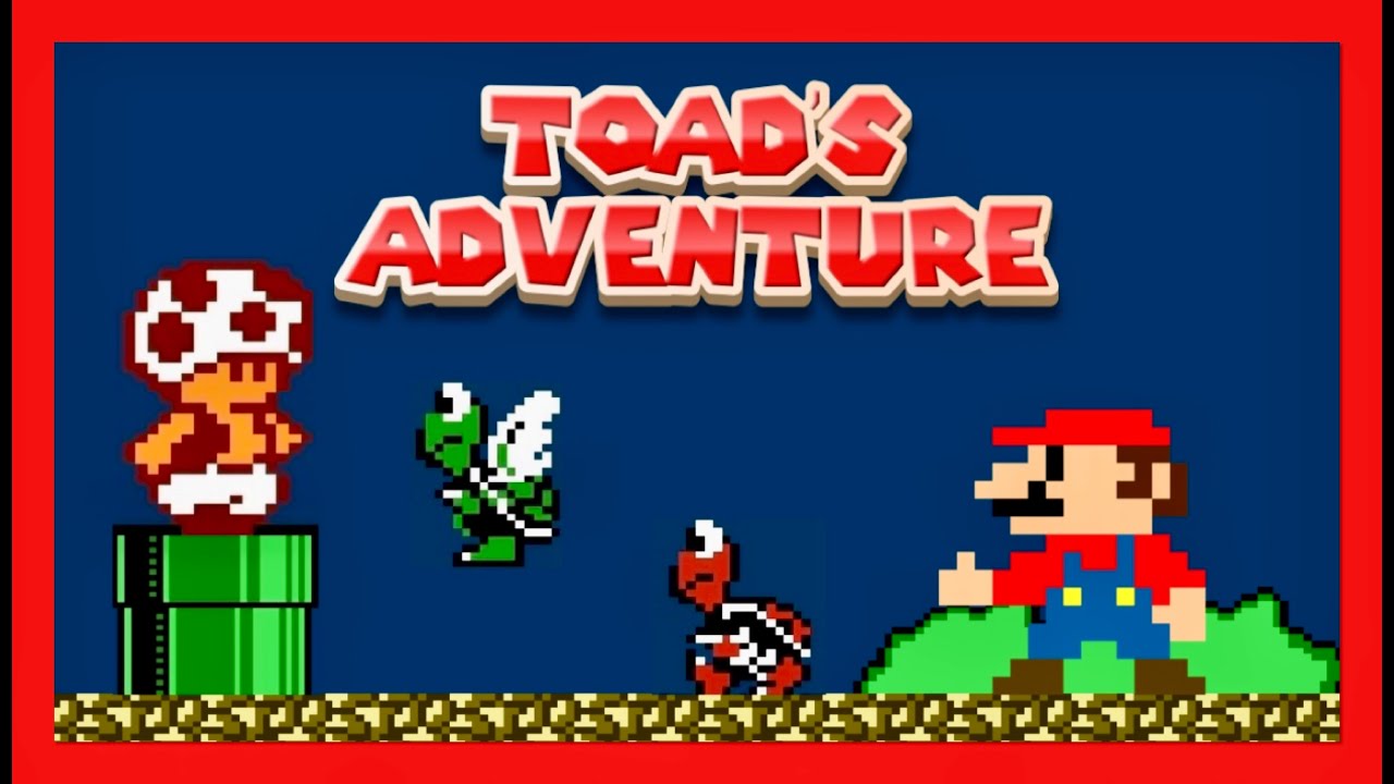 Toad's Adventure - SMB1 NES ROM Hack Playthrough - YouTube