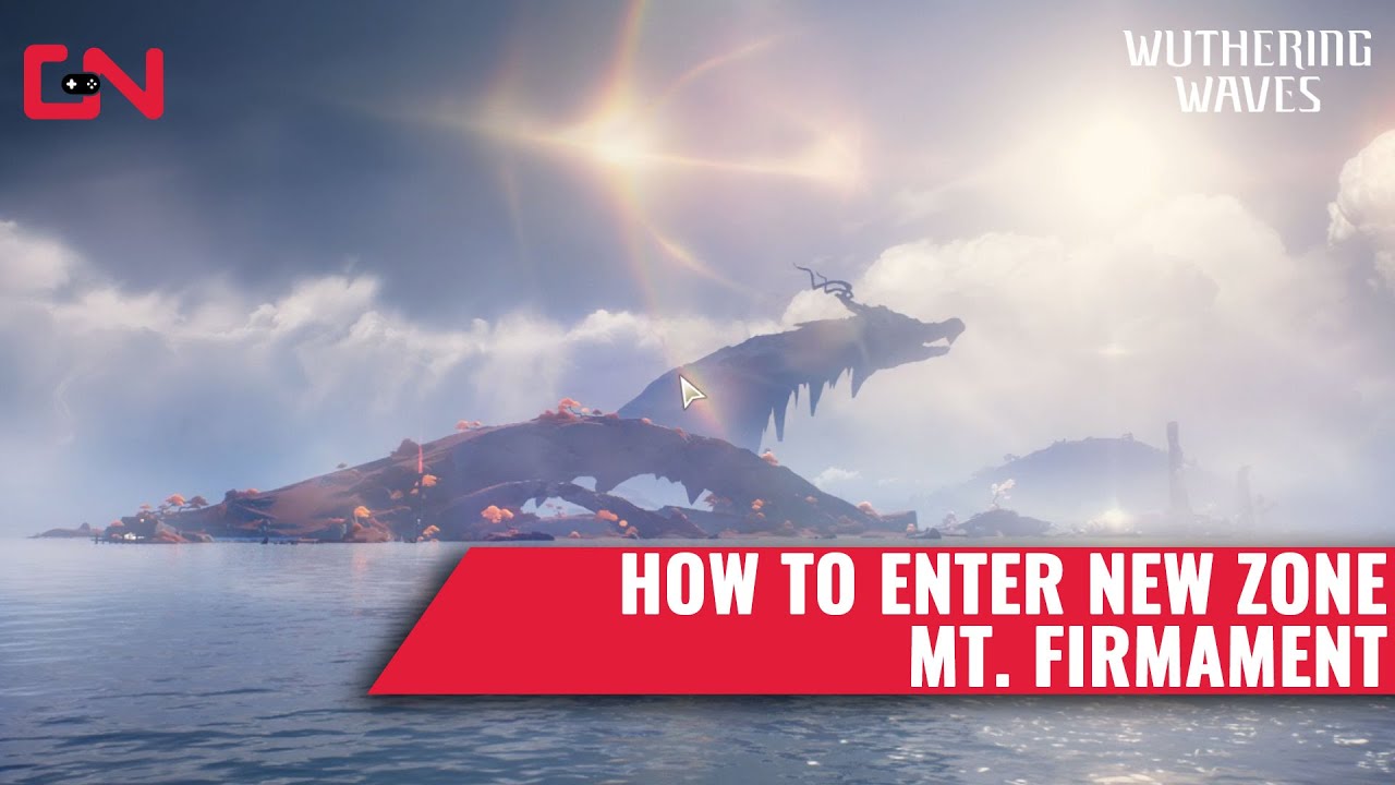 How to enter new zone Mt. Firmament Wuthering Waves - YouTube