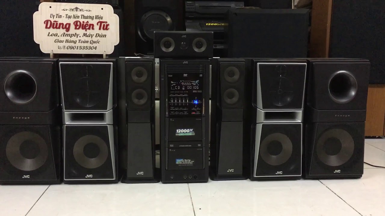 Khủng Long 5.2 JVC T99. Đẹp nhức nách luôn. Có em này Tết khỏi đốt pháo ...
