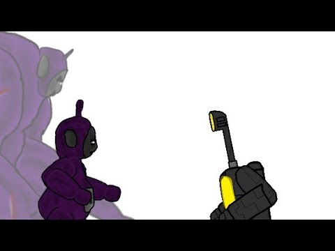 tinky winky vs announcer Mini