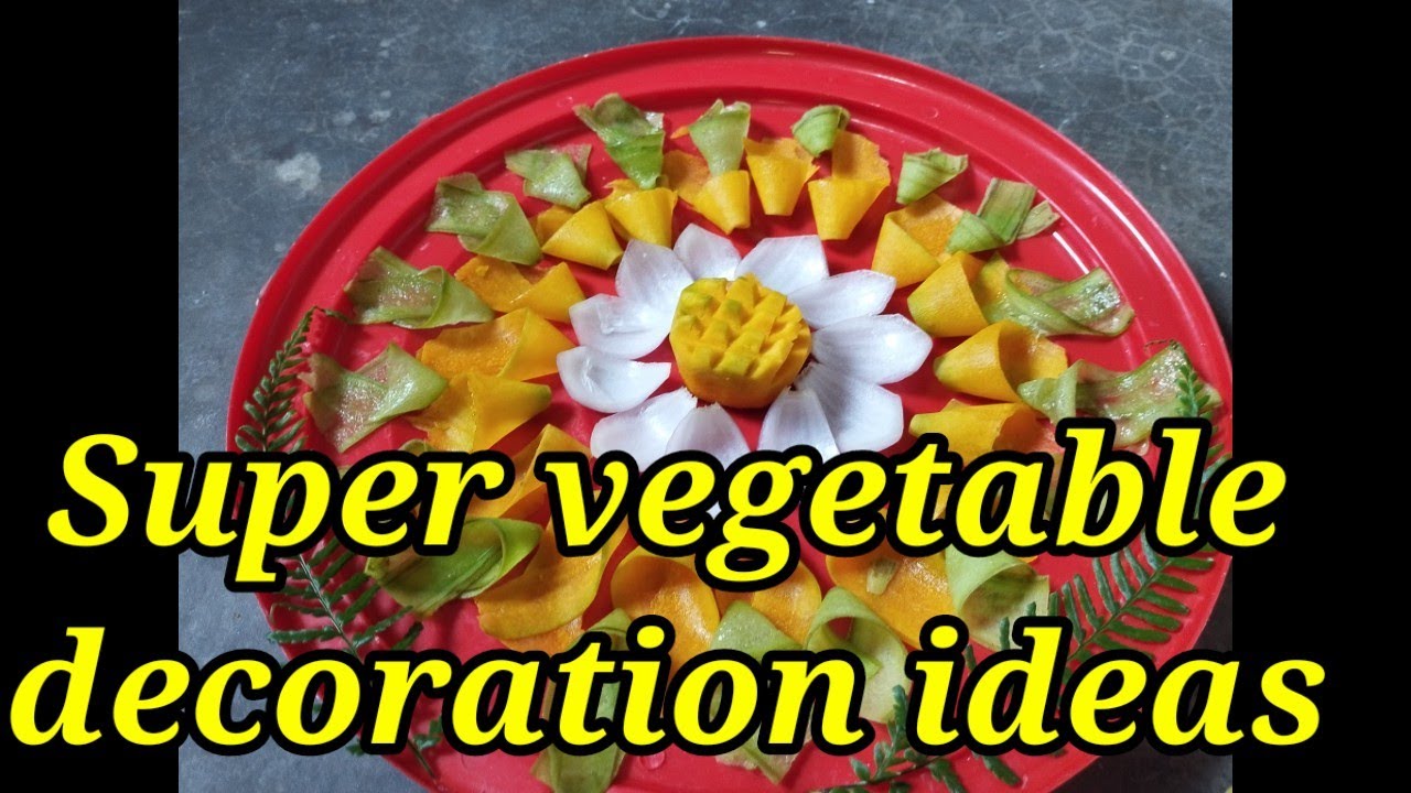 Super vegetable decoration ideas | Super vegetable art | - YouTube