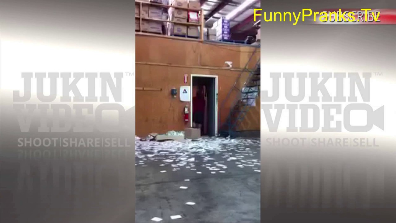 Warehouse Telephone Prank - YouTube